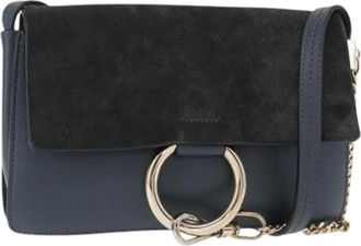 Chlo&eacute; Sac bandouli&egrave;re Faye Pre-owned - Femme - Pre-owned - Bleu - Taille: ONE Size