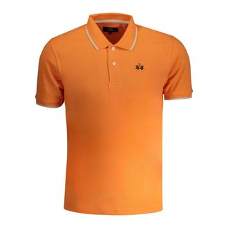 La Martina Polo-Shirt Kurzarm Orange - - Tops - Herren - Orange - XL