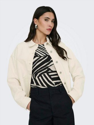 Jacqueline de Yong Jeansjacke JDYNOMA L/S SHACKET PNT DIA Baumwolle, Denim Style