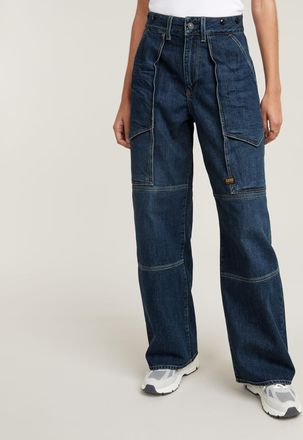 G-Star Barrel Utility High Loose Jeans - Dunkelblau - Damen