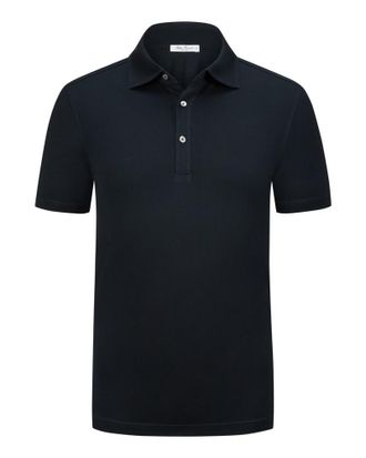 Stefan Brandt Glattes Jersey-Poloshirt in Bio Urpima-Qualit&auml;t in