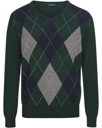 Highmoor Strickpullover Argyle-Pullover