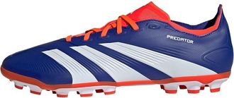 adidas Unisex Predator League 2G/3G Football Boots Artificial Grass Fußballschuhe, Lucid Blue/Cloud White/Solar Red, 46 2/3 EU