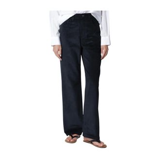 R&oacute;he Femme, Pantalons, Bleu, Taille: 34 FR Pantalon Droit