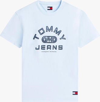 Tommy Hilfiger T-shirt droit imprim&eacute; en coton