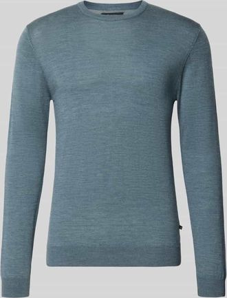 Matinique Strickpullover mit gerippten Abschl&uuml;ssen Modell Margrate