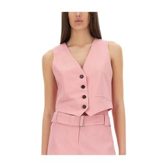 Msgm Msgm, Femme, Vestes, Rose, Taille: 40 FR Vestes
