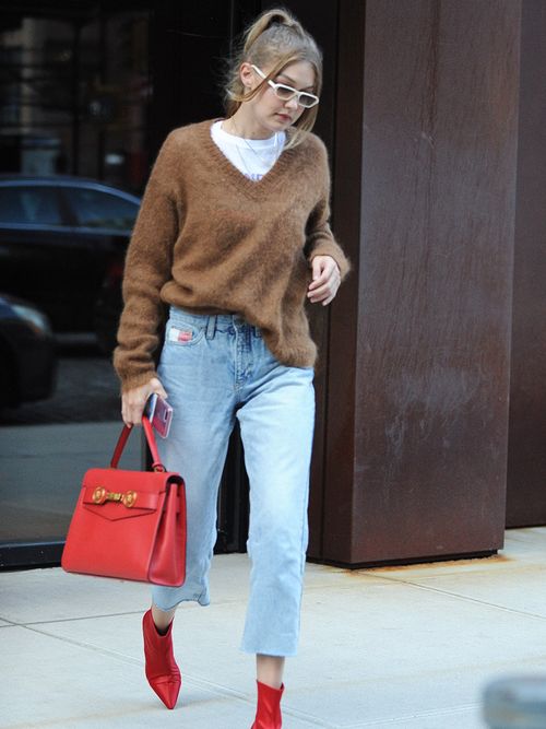 look Gigi Hadid college