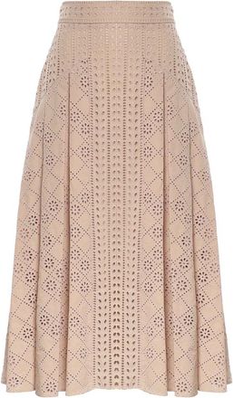 Alberta Ferretti Femme, Jupes, Rose, Taille: 42 FR Gonna Sangallo Dis Degrad&egrave;