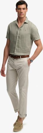 Superdry Pantalon chino classique de qualit&eacute; sup&eacute;rieure - Gris pluvieux