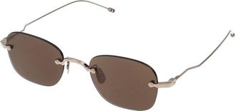 Thom Browne unisex, Accessoires, Brun, Taille: 49 MM Lunettes de soleil