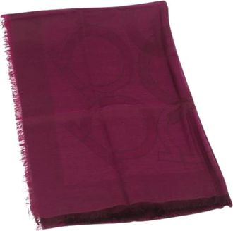 Ferragamo Pre-owned Stole - Femme - Pre-owned - Violet - Taille: ONE Size