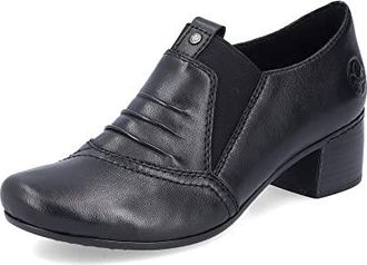 Rieker Femme Escarpins 41657, Dame Escarpins fermées,Escarpin de collège,Haut fermé,Confortable,élégant,Classe,Noir (Schwarz / 00),36 EU / 3.5 UK