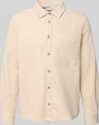 s.Oliver Red Label Comfort Fit Hemdjacke aus Baumwoll-Mix