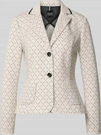 Marc Cain Slim Fit Blazer mit aufgesetzten Taschen und Knopfverschluss