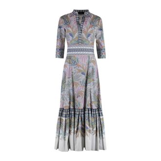 Etro Robe Maxi &agrave; Imprim&eacute; Paisley avec Ourlet &agrave; Volants - Femme - Robes - Multicolore - Taille: 38 FR