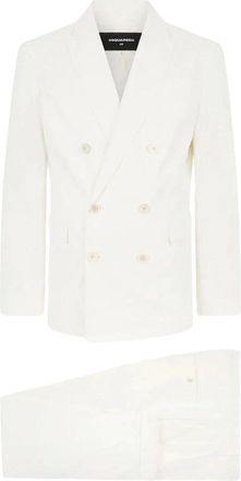Dsquared2 Homme, Costumes, Blanc, Taille: L Double Breasted Suit