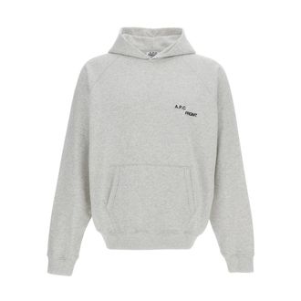 A.P.C. Hoodie x Fragment - - Sweatshirts & Hoodies - Herren - Grau - L