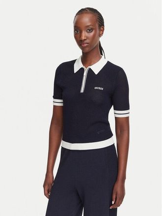 Guess Poloshirt V6GR04 Z0725 Dunkelblau Regular Fit