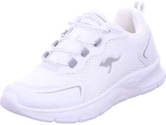 Kangaroos Damen K-NJ Stepper OS Sneaker, White/Vapor Grey, 40 EU