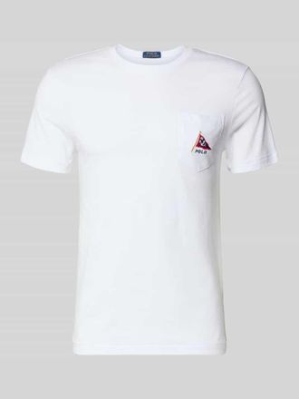 Polo Ralph Lauren Slim Fit T-Shirt aus reiner Baumwolle mit POLO BEAR-Motiv