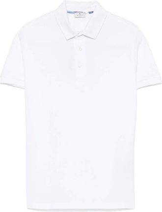 Etro Homme, Tops, Blanc, Taille: L Roma Cotton Polo