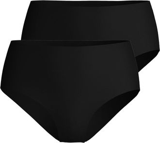 CALIDA Femme Slip Paquet de 2 Sleek Skin Midi Slip 2P