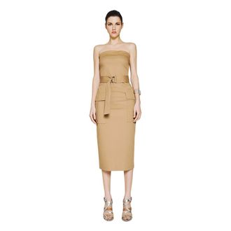 Access Fashion Access Fashion, Femme, Robes, Vert, Taille: 42 FR Midi Robes