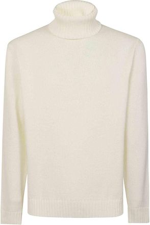 Zanone Rollkragenpullover - Wei&szlig;