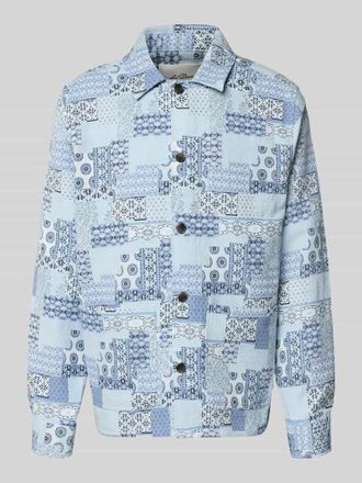Les Deux Regular Fit Overshirt im Allover-Look