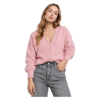 Kocca Femme, Pulls, Rose, Taille: 38 FR Pull Baryssa avec Appliqu&eacute;