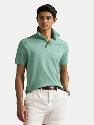 Polo Ralph Lauren Poloshirt 710941439022 Gr&uuml;n Custom Slim Fit