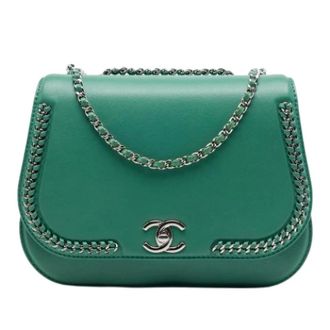 Chanel Pre-owned Vintage Flap Bag - - Pre-owned - Damen - Gr&uuml;n - ONE SIZE