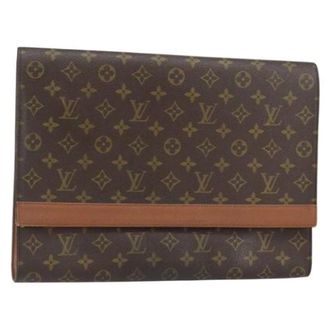 Louis Vuitton Pochette en toile Pre-owned - Femme - Pre-owned - Brun - Taille: ONE Size