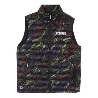 Octopus Schwarze &auml;rmellose Daunenweste Jacke - - Jackets - Herren - Mehrfarbig - L