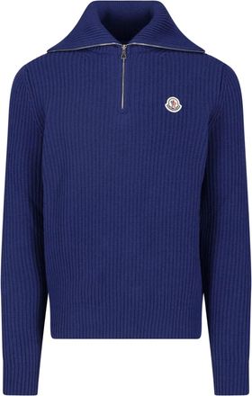 Moncler Virgin Wool Zip Sweater