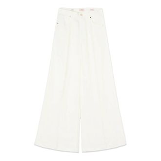 Oltre Palazzo-Hose - - Trousers - Damen - Wei&szlig; - 2XL