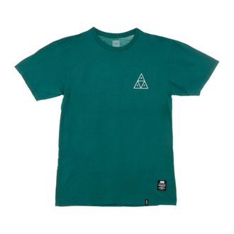 HUF Huf, Homme, Tops, Vert, Taille: XL Quetzal Green Streetwear T-Shirt