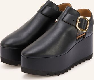 Stella McCartney Plateau-Wegdes Elyse Alter schwarz