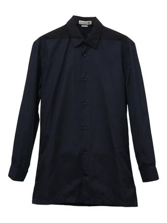 Balenciaga chemise &agrave; fermeture boutonn&eacute;e - Bleu
