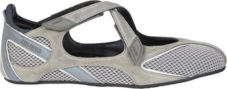 The Attico Femme, Chaussures, Gris, Taille: 40 EU Floor 01 Ballerina Flat