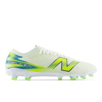 New Balance Unisex Furon Pro MG V9 in Wei&szlig;/Gr&uuml;n, Synthetik, Gr&ouml;&szlig;e 47.5