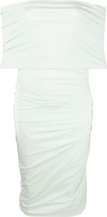Philosophy di Lorenzo Serafini Femme, Robes, Vert, Taille: 40 FR Draped Sheath Dress