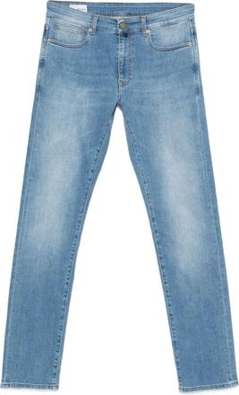 Incotex pantalon ample à coupe sarouel - Bleu