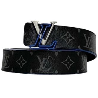Louis Vuitton Ceinture Pre-owned en toile - Femme - Pre-owned - Noir - Taille: ONE Size