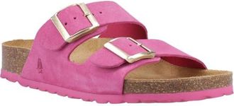 Hush Puppies Brixley Mule Sandales standard en daim pour femme Fuchsia, rose, 41.5 EU