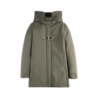 Fay Toggle Coat - - Jackets - Damen - Gr&uuml;n - XS