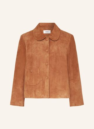 BA&SH Ba&Sh Lederjacke Milas braun