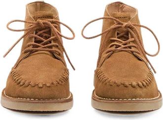 Isabel Marant Braided Suede Lace-Up Sneaker - Beige