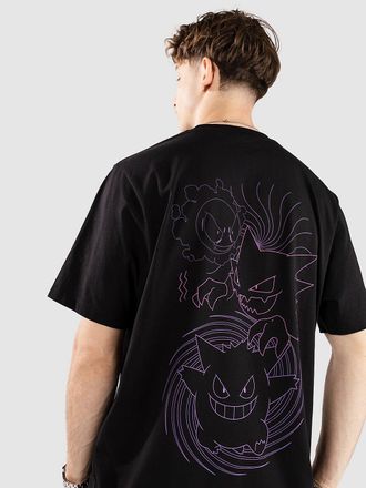 Dolly Noire x Pokemon Gastly Evolution T-Shirt T-Shirt black